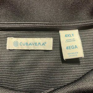 Cubavera | Shirts | Cubavera Big Tall Solid Textured Polo 4xlt Black ...